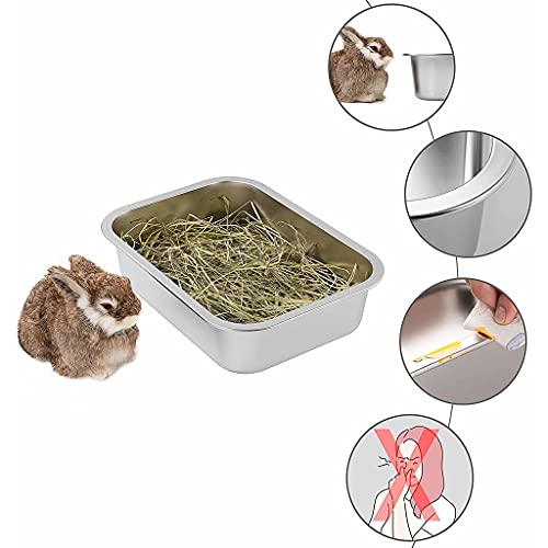 VAYNEkaisa Easy Clean Litter Box, Designed by Cat Owners, Stainless Steel Cat Litter Box for Indoor Cats, Rust Proof, Non-Toxic and Odorless, Durable, Silver