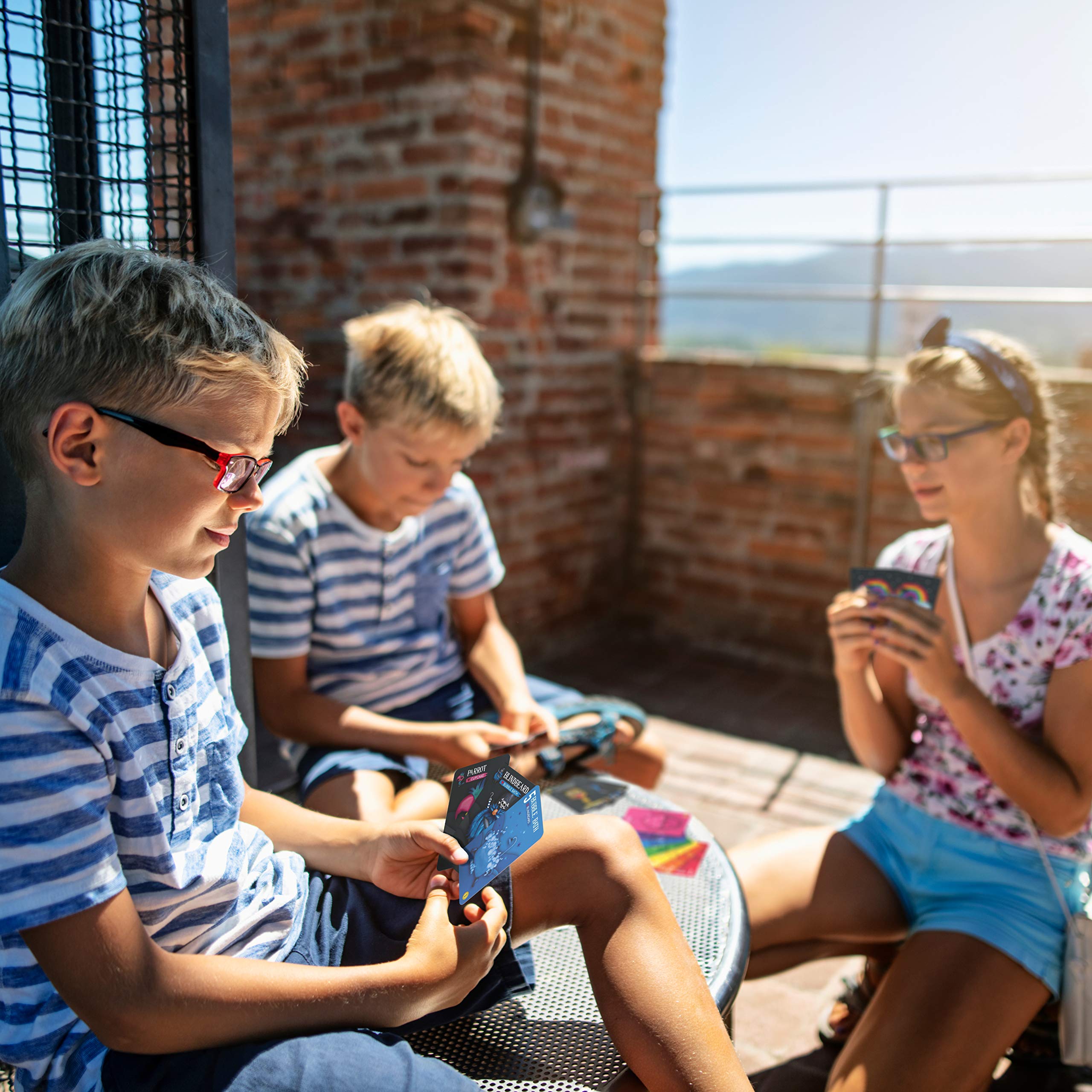 Rainbow Pirates - Fun Family Game for Kids, Teens & Adults, Rummy Style Card Game for 2-5 Players