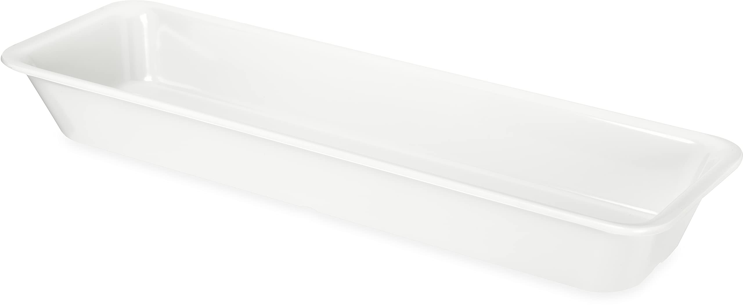 Carlisle FoodService Products 5552837 Balsam Melamine Half-Size Long Food Pan, Bavarian Cream