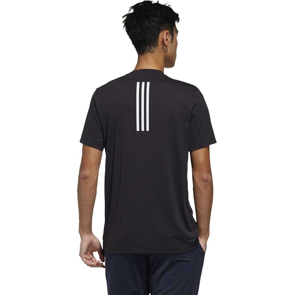 adidas Men's Fast And Confident Tee Black/White Medium