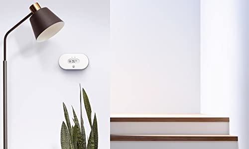 Airthings 2989 View Radon - Radon Monitor with Humidity & Temperature Detector - Battery Powered Mobile APP, WiFi, Alerts & Notifications