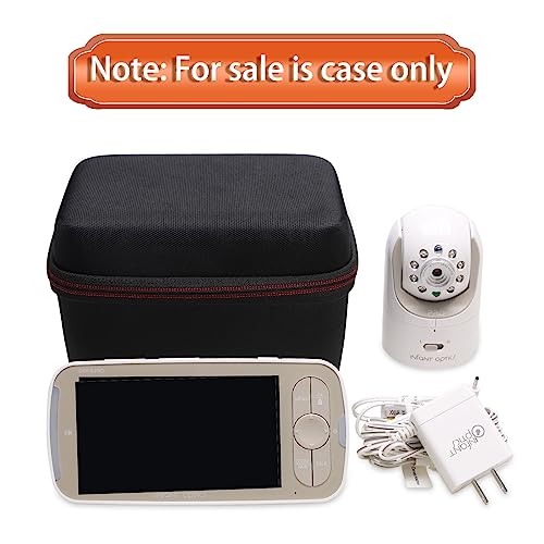 LTGEM EVA Hard Case for Infant Optics DXR-8 PRO & HelloBaby Baby Monitor - Travel Protective Carrying Storage Bag
