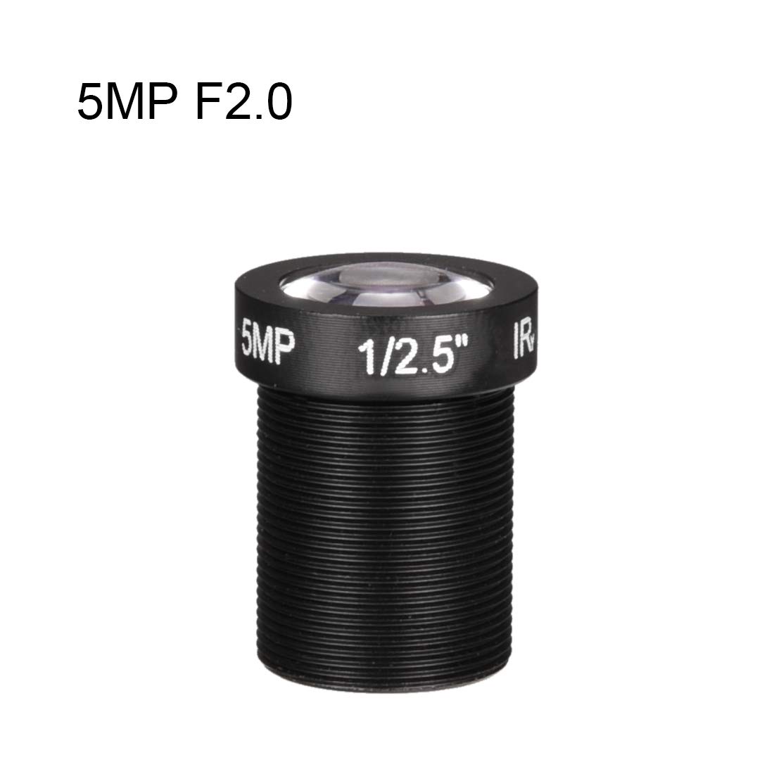 uxcell 12mm 5MP F2.0 FPV CCTV Camera Lens Wide Angle for CCD Camera