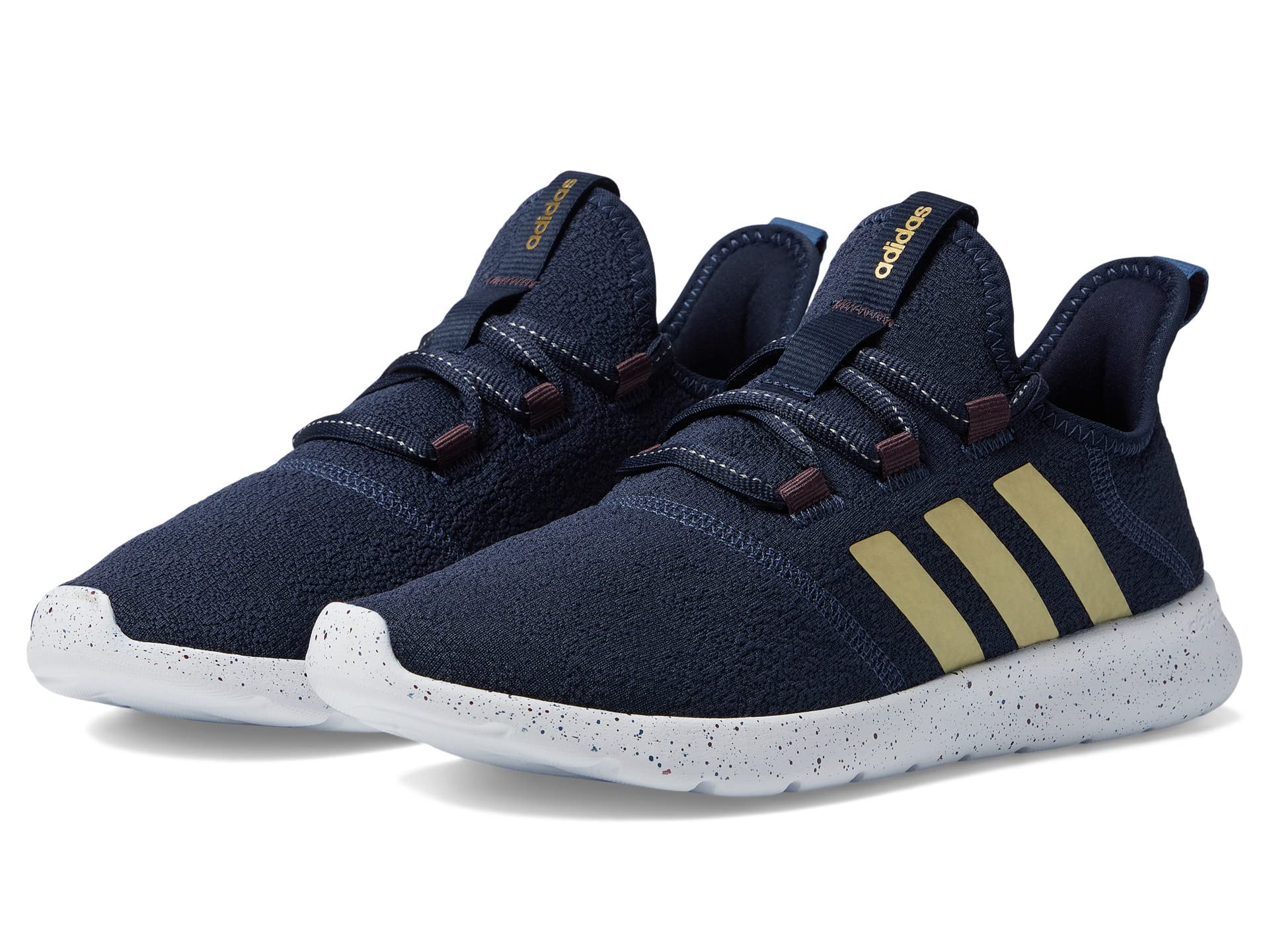 adidas Women's Cloudfoam Pure 2.0 Running Shoe, Ink/Gold Metallic/Wonder Steel, 7