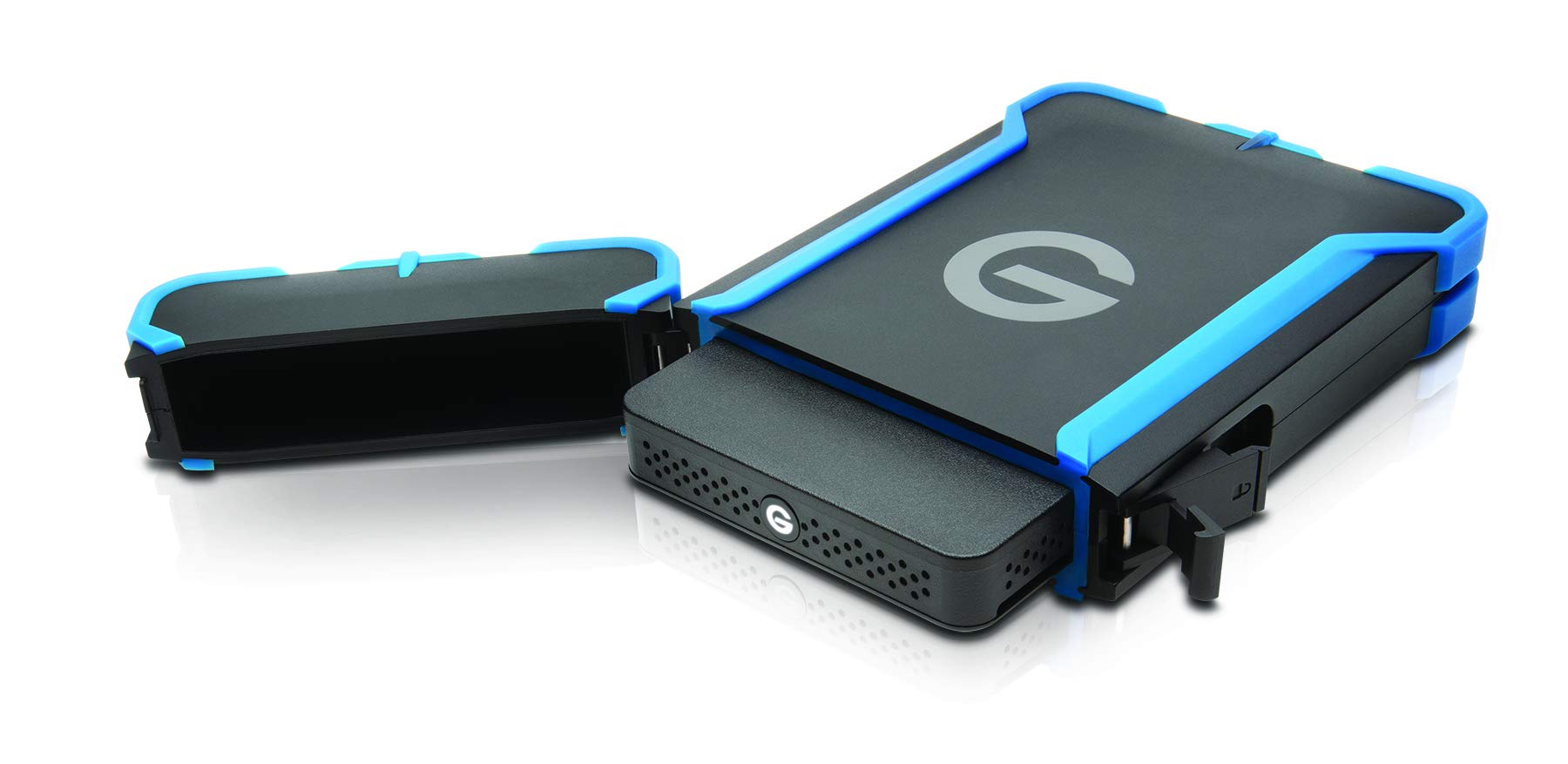 G-Technology 1TB G-DRIVE ev ATC Portable External Hard Drive with tethered USB 3.0 cable - All-Terrain Drive Solution - 0G03614-1