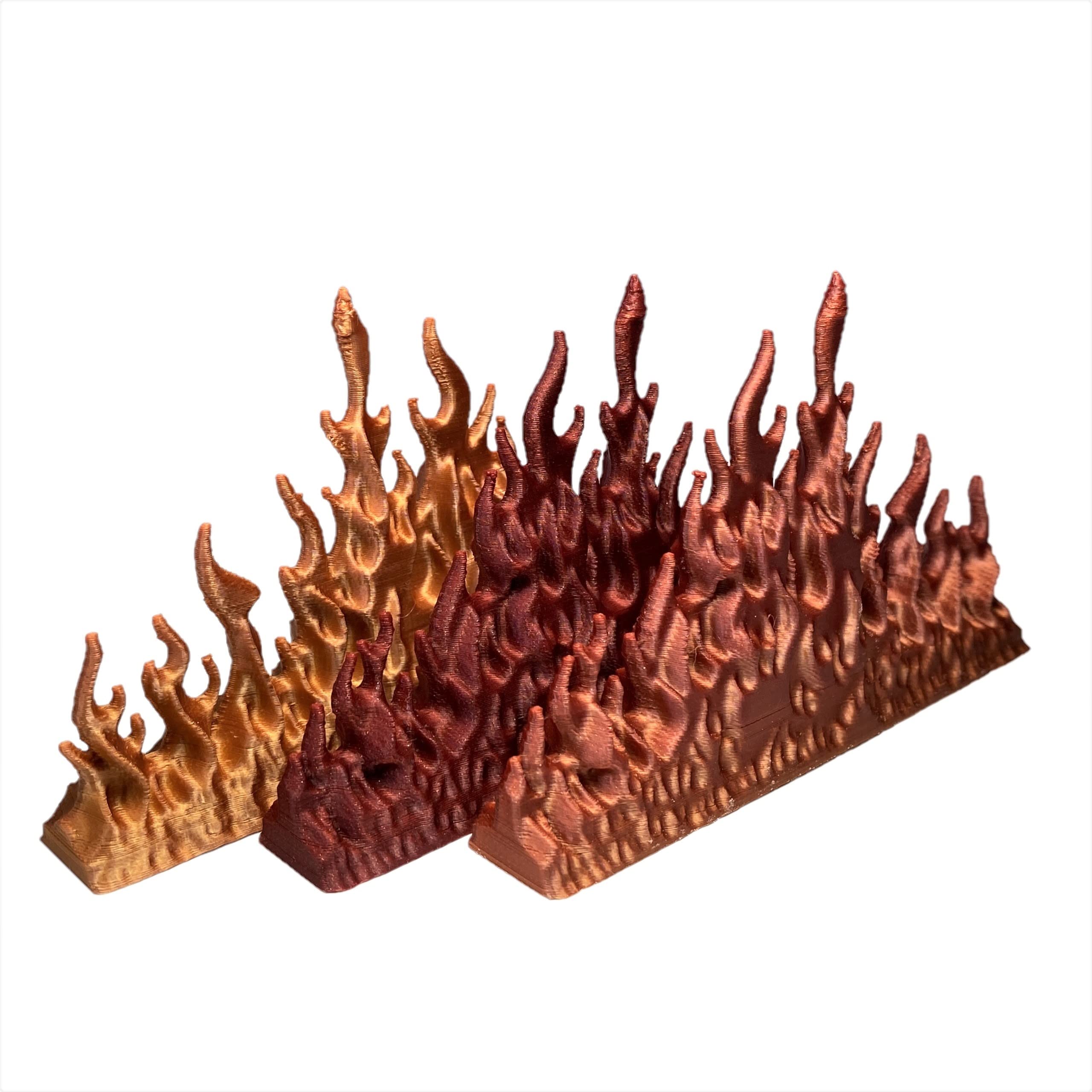 Extruded Gaming Wall of Fire Spell