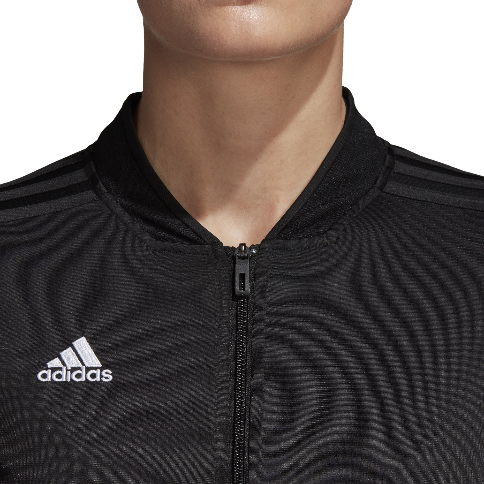 adidas Women's Condivo 18 Polyester Jacket Black/White X-Large
