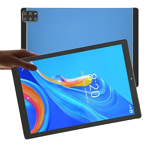 Airshi 10.1 Inch 2 in 1 Tablet, 6GB 128GB HD Tablet 1960x1080 for Study (US Plug)