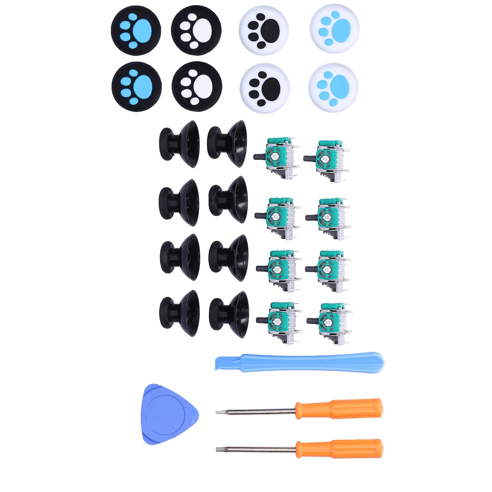Analog Joystick, Durable Replacement Parts Comfortable for(QM21070991 (cat paw))