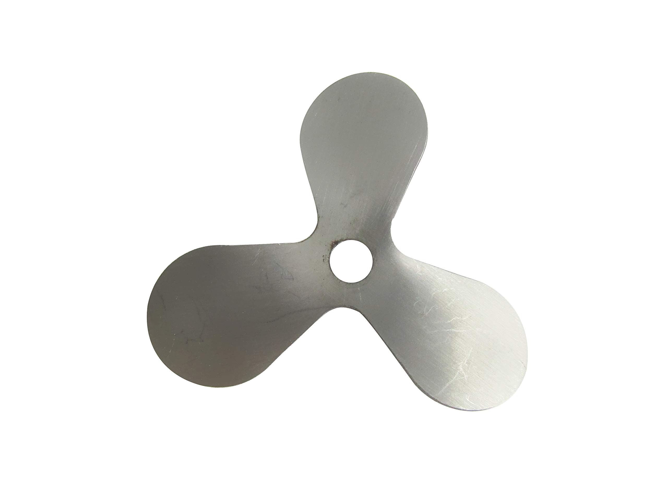YUCHENGTECH Thread Three Blade Stirring Bar Stirring Rod Anchor Paddle Electric Blender Stainless Steel Stirrer for Lab Industrial Mixing 9.75x2.01x0.31in