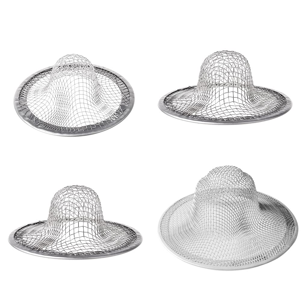 BaoFufc Stainless Steel Kitchen Sink Strainer Hair Catcher Stopper Bathroom Bathtub Show Kitchen Sink Strainer