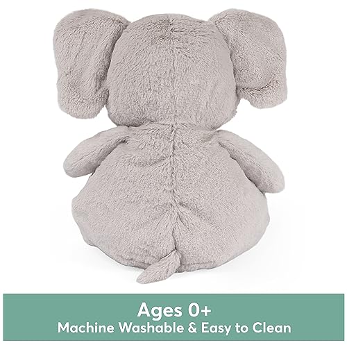GUND Baby Oh So Snuggly Elephant Large Plush Stuffed Animal for Babies and Infants, Ash Grey, 12.5”