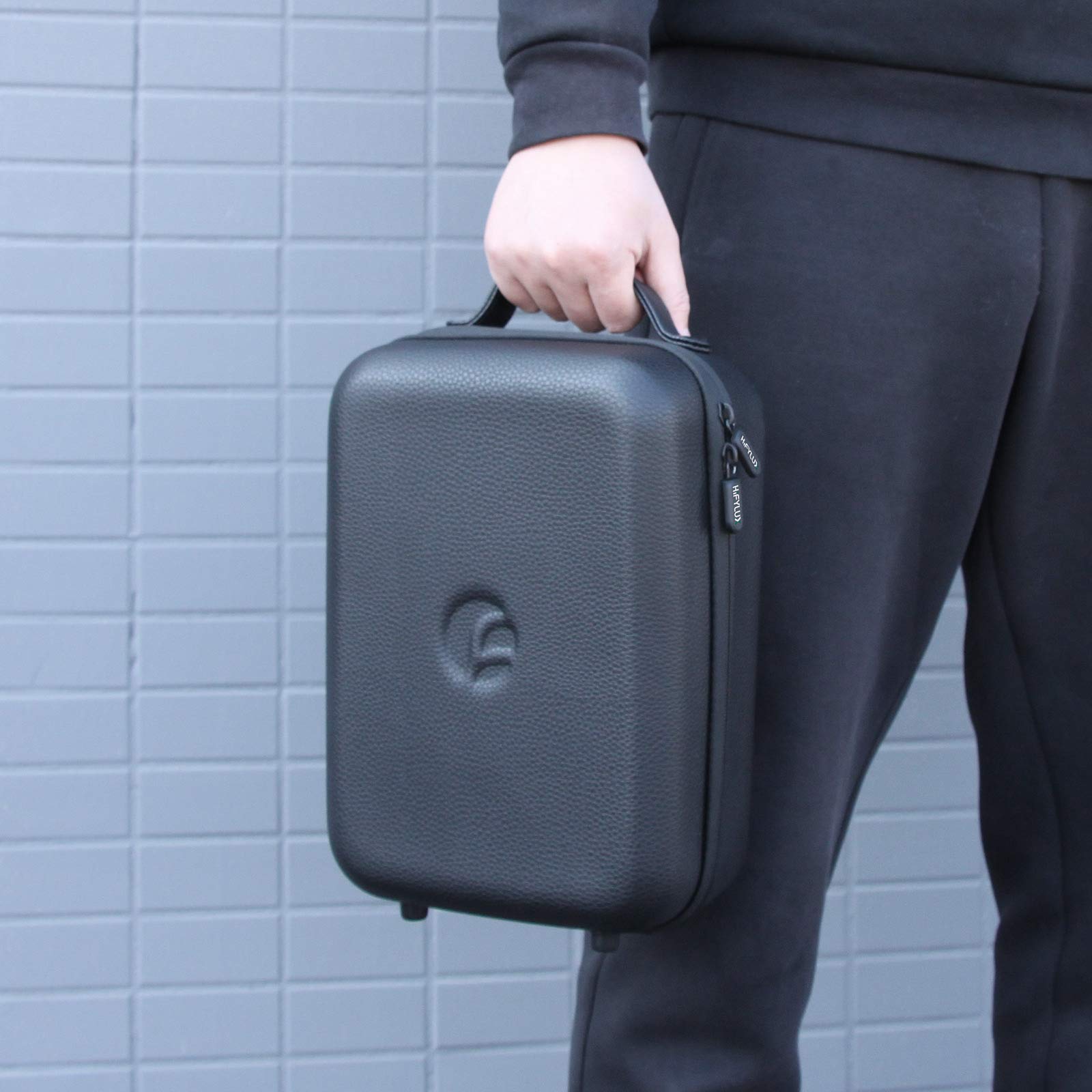 Anbee Waterproof Hard Carrying Case, PU Leather Travel Case Compatible with Oculus Quest 2 VR Headset and Touch Controller Accessories