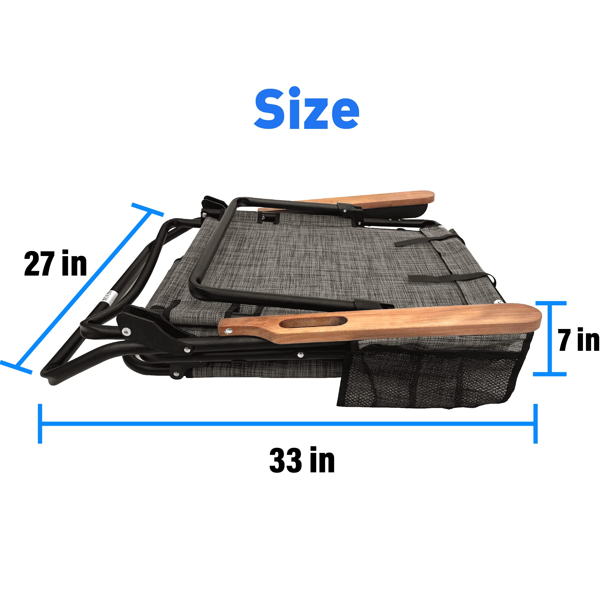 EASYGO PRODUCTS FLIP Face Down Tanning Chaise Lounge Chair with Face & Arm Holes - 4 Legs Support - Textilene Material - 6 Position - Arm Head Rest Pillow - Beach or Home Use - PATENTS Pending, Brown