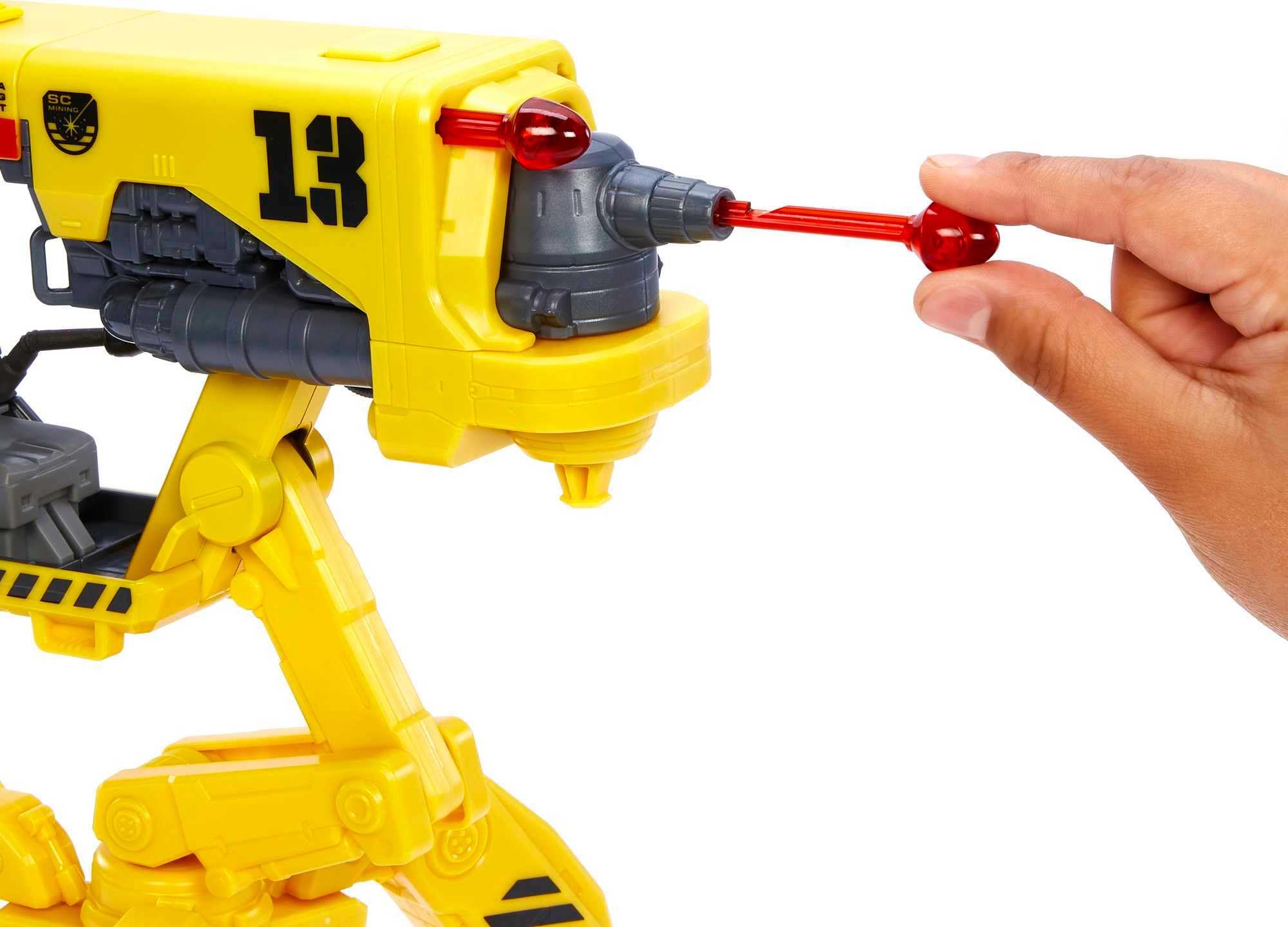Mattel Disney and Pixar Lightyear Plasma Drill Vehicle, Expandable with Swappable Blaster & 3 Projectiles, Collectible Toy Inspired by the Movie
