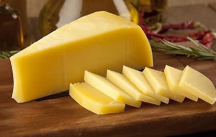 Al Amin Foods Atlanta Kashaval Cheese Sheep's Milk Cheese Aprox. N.W 1.75 LB 1 Wheel, White