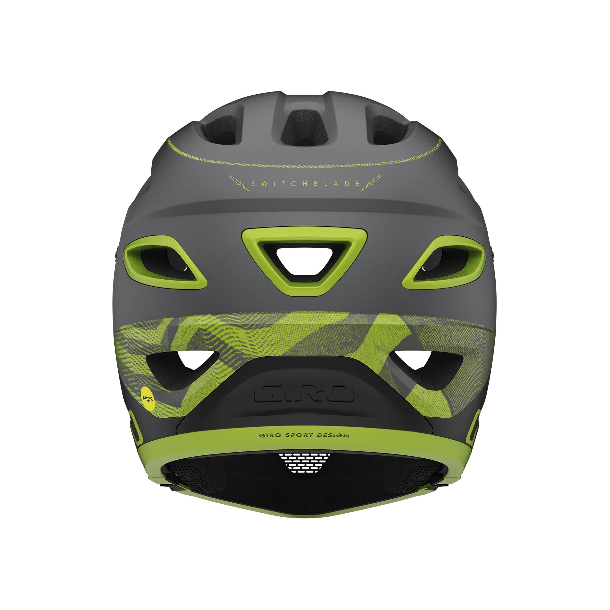 Giro Switchblade MIPS Adult Mountain Cycling Helmet - Matte Metallic Black/Ano Lime (2022), Large (59-63 cm)