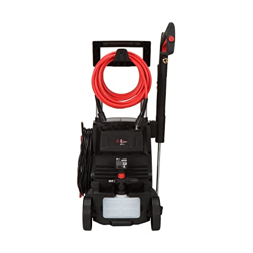 AR Blue Clean BC383HSS Electric Pressure Washer-2150 PSI, 1.6 GPM, 13 Amps Quick Connect Accessories, Telescopic Handle, On Board Storage, Portable Pressure Washer, High Pressure, Car Washer, Patio