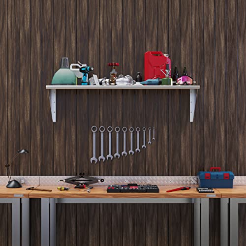 KPS Heavy Duty Stainless Steel Wall Mount Shelf 18 x 48 - NSF