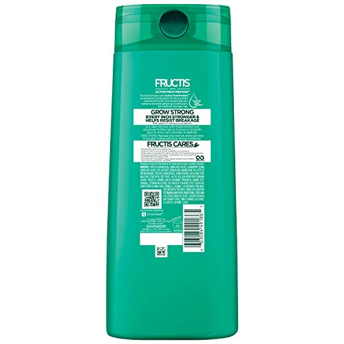 Garnier Fructis Grow Strong Shampoo, For Stronger, Healthier, Shinier Hair, 22 fl. oz.