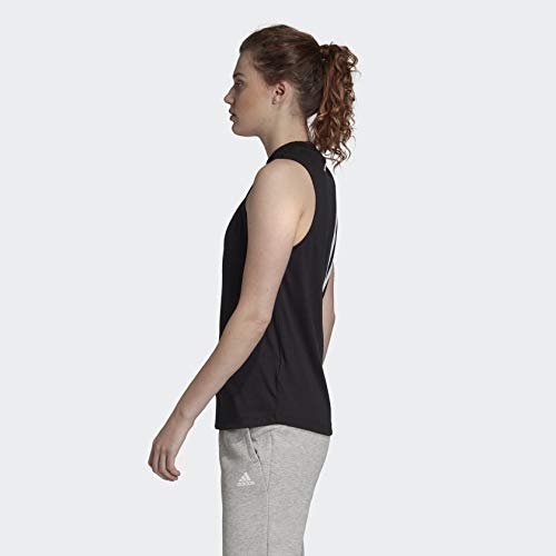 adidas Women's Must Haves 3-Stripes Tank Black/White Small