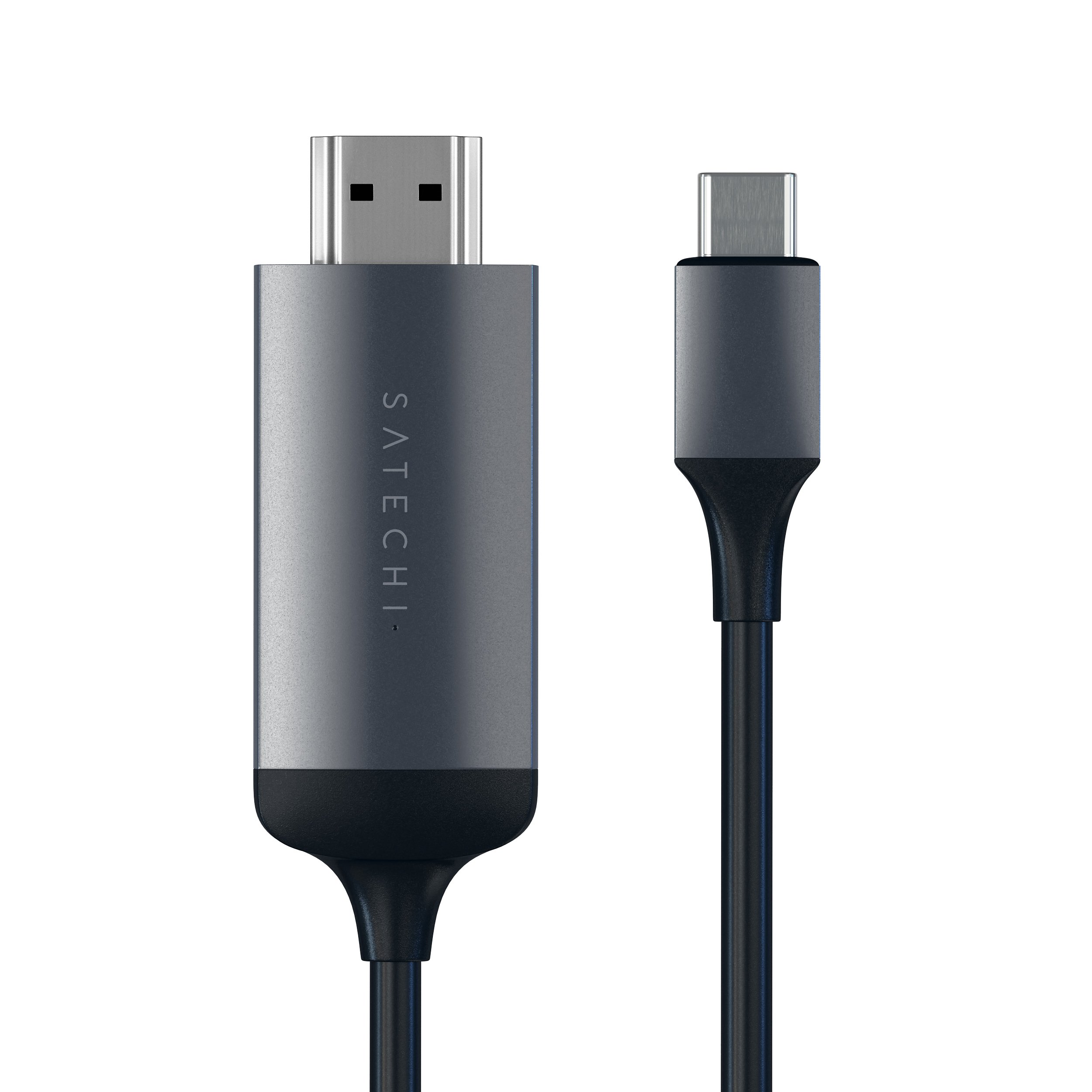 Satechi Aluminum USB C to HDMI Cable 4K @ 60Hz β USB C to HDMI Capable β Compatible with iMac Pro, iMac, Mac Mini, MacBook Pro/Air, Windows, PC, Laptop and More - Space Gray