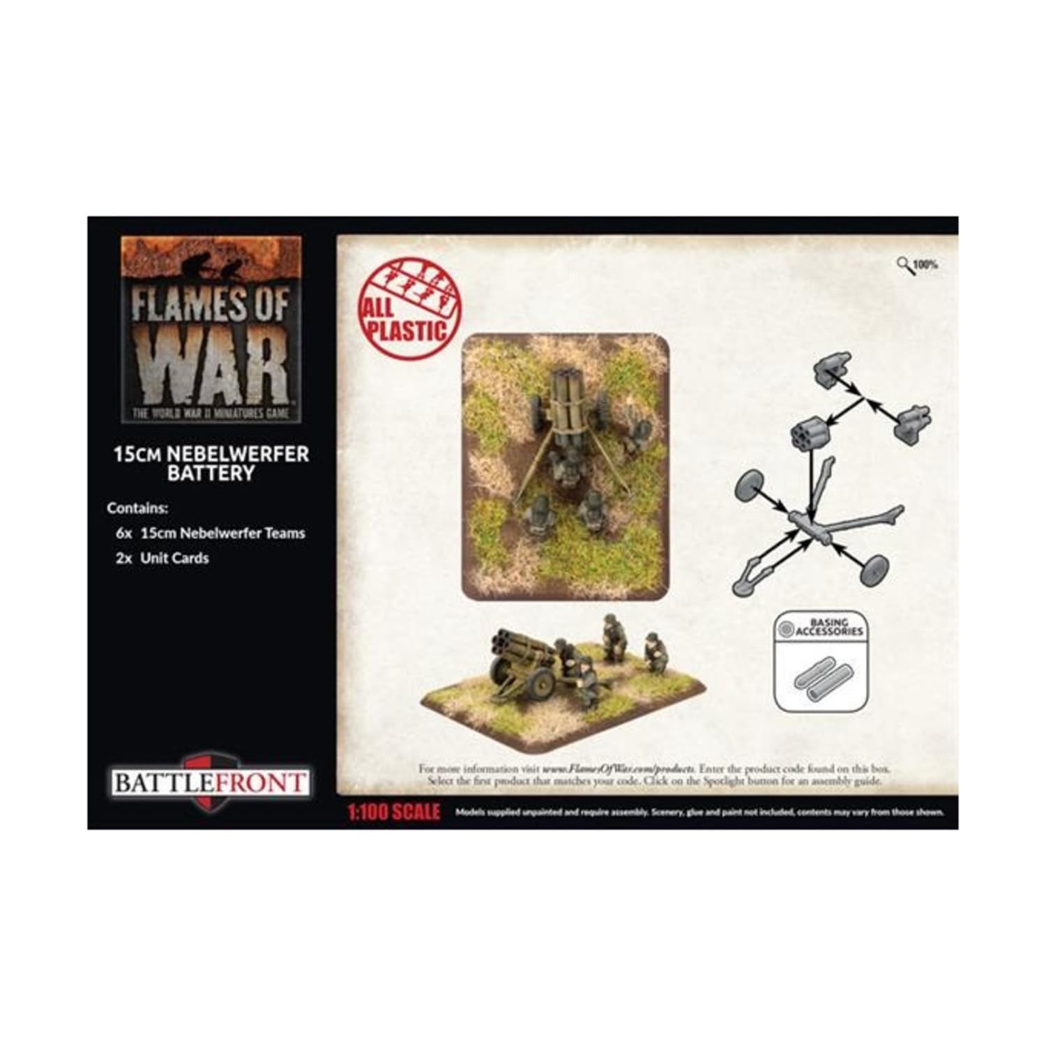 Flames of War Late War German 15cm Nebelwerfer (GBX146)