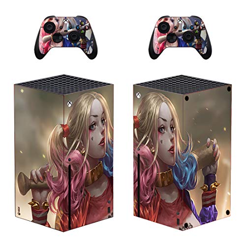 Amazing Women Stickers Decals Skin for X-box-One-Series X, Cover Protector Wrap Durable Full Set Protection Faceplate Console by KAJAL MANI
