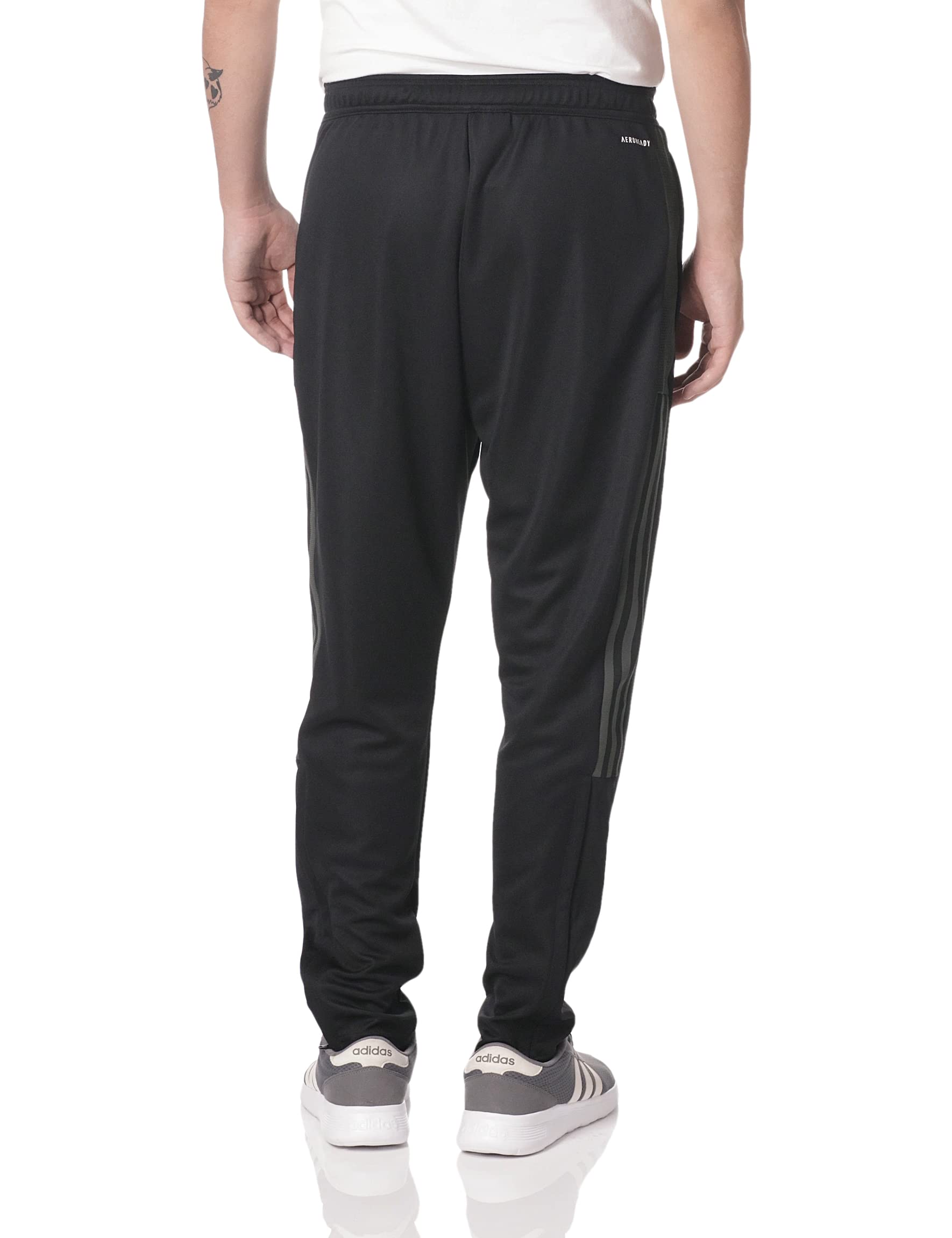 adidas Men's Tiro 21 Track Pants, Black/Dark Grey Heather, 3X-Large Big