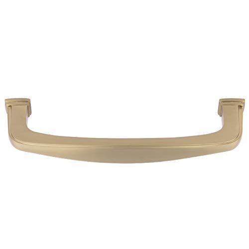 Amazon Basics Traditional Arch Cabinet Handle, 4.38-inch Length (3.75-inch Hole Center), Golden Champagne, 10-pack