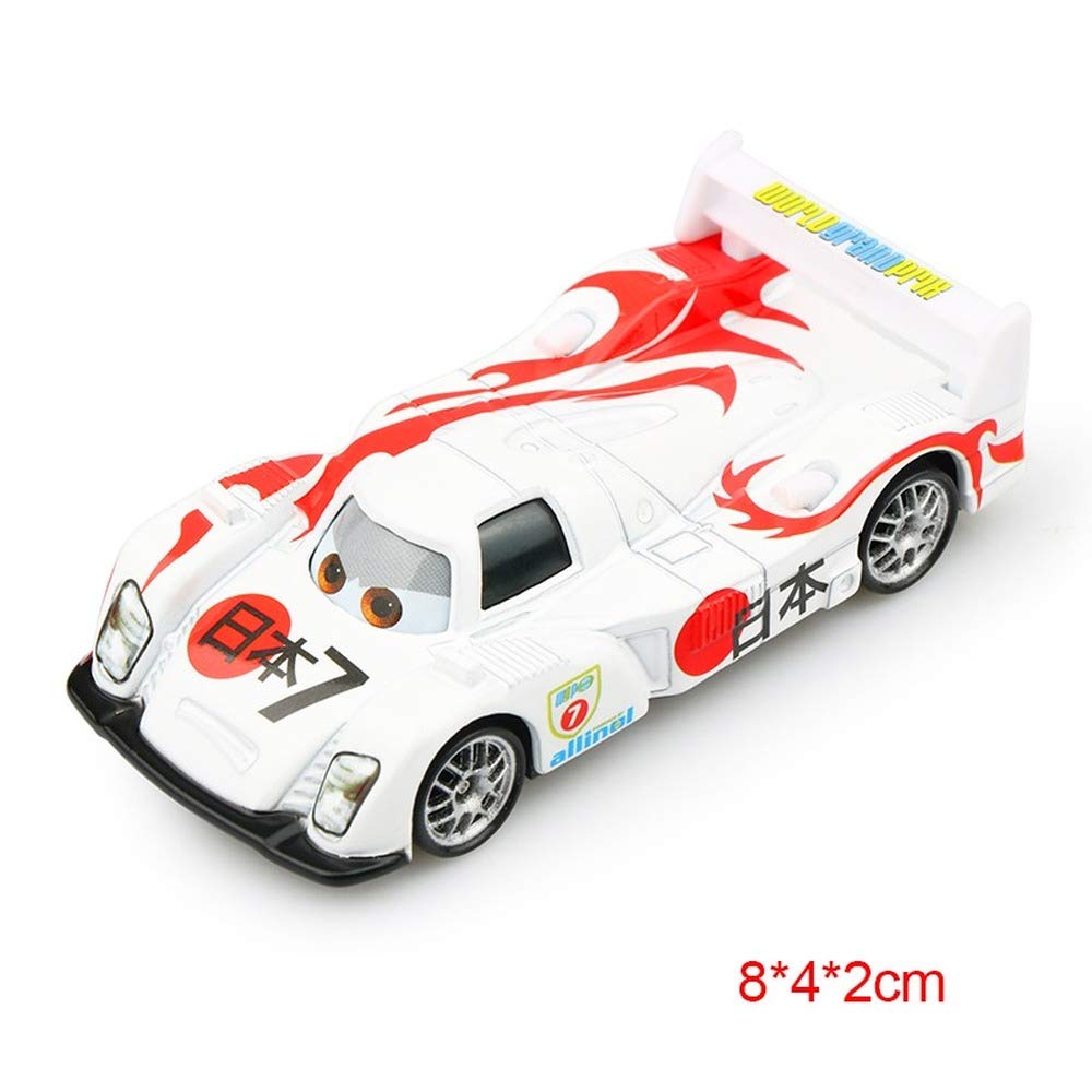 Hannaier Cars, Lightning McQueen car Toy 1:55 die-Casting car Metal Alloy boy Kid Toy (Sheriff), Small