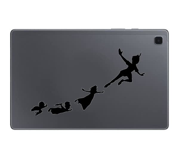 Pack of 5 Peter Pan, Wendy and His Gang Inspired Novelty Wall/Laptop/car Sticker/Nursery Décor Wall Sticker (Small)