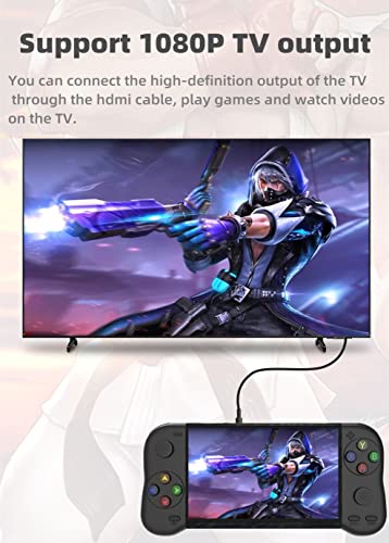 CZT New 5.1-inch Handle Appearance Video Handheld Game Console Portable Emulator Classic Arcade Retro Gaming Game Device System Built-in 12000 Games mp3 mp4 (Black)