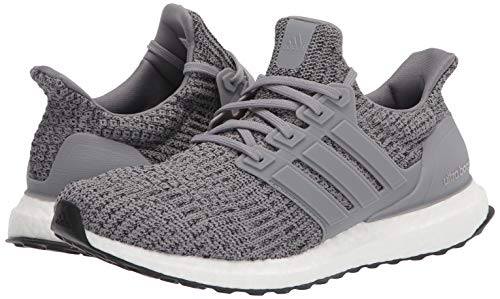 adidas Men's Ultraboost 4.0 DNA Shoes Running, Grey/Grey/Black, 10.5