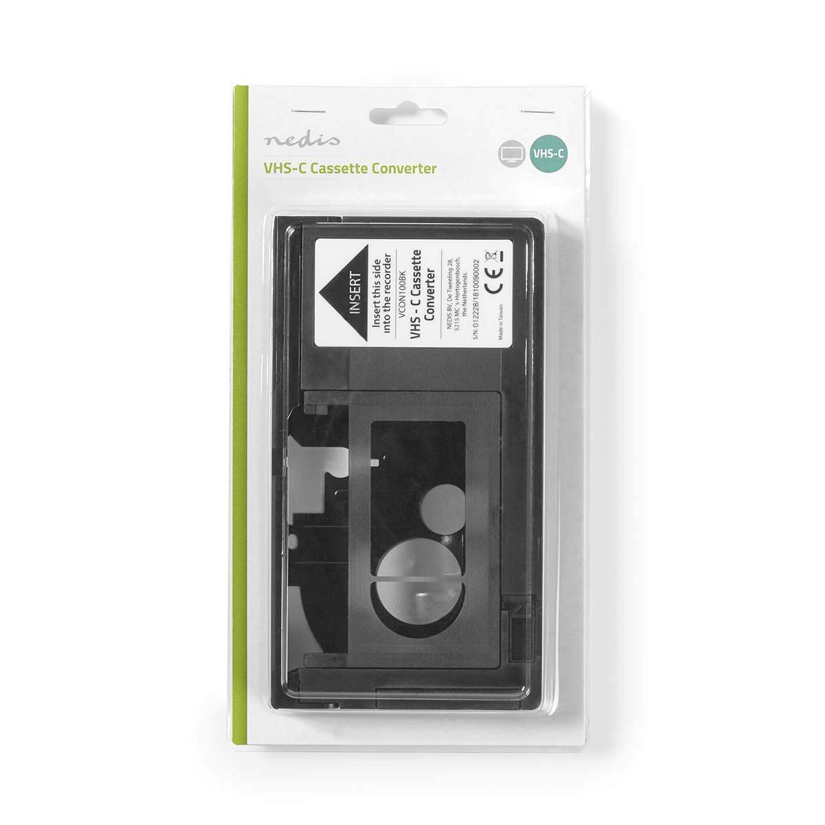 HQ VHS-C Video Cassette Adaptor - NOT COMPATIBLE WITH 8mm/MiniDV/Hi8 Tapes !