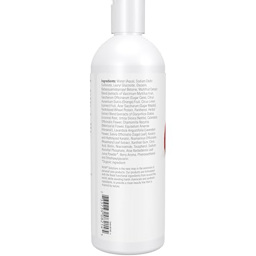 NOW Foods Solutions, Berry Full™, Volume Boost Shampoo for Fine Hair with Biotin, pH Balanced, 16-Ounce