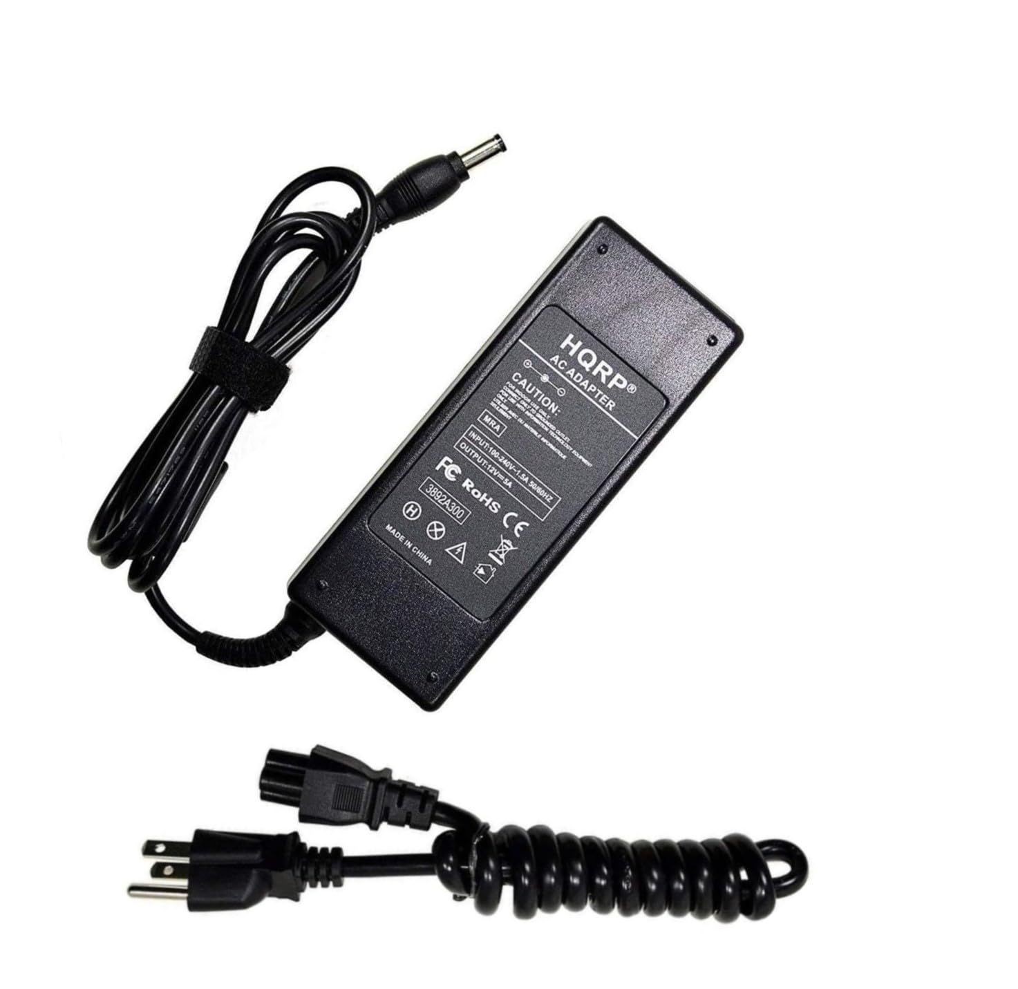 HQRP 12V AC Adapter Compatible with Philips Respironics MW115RA1200N02 AA24750L AT000713 Remstar Pro M Ault + Adaptor Power Supply Cord + Euro Plug Adapter