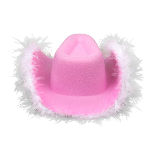 Doggy Parton Pink Cowgirl Hat with Tiara Accent for Pets - XS/S (22120705)