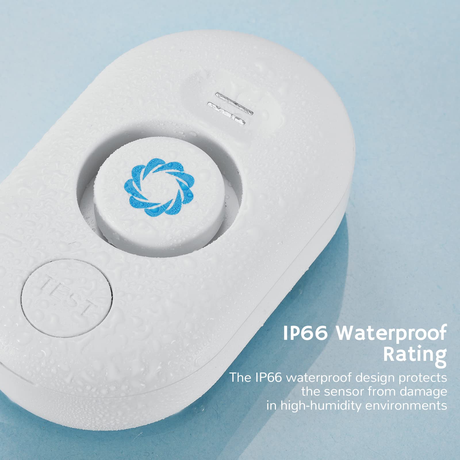 Airthereal Water Leak Detector 3-Pack with WiFi Gateway, Water Alarm Sensor with 0-120dB 4-Level Adjustable Alarm, Leak and Drip Alert with App Alerts for Home, Basement (Not Support 5G WiFi)