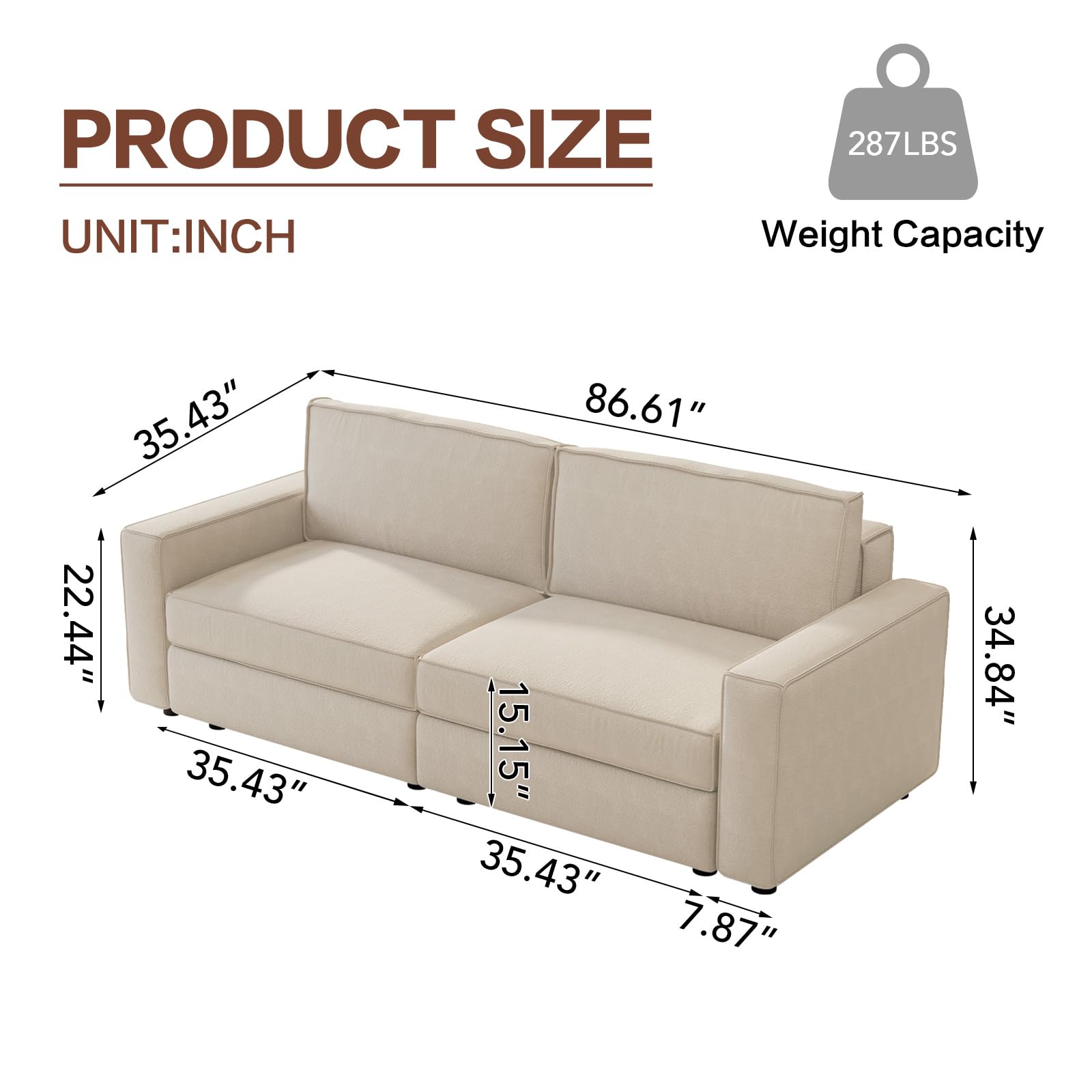 GraceNook 122" Extra Wide Sectional Queen Couch, 4 Seat Green Convertible Sectional Sleeper Sofa, Sturdy Pine Sofa Frame,Lift Up Storage Movable Ottoman, Living Room Sofa Couch with Removable Cushions