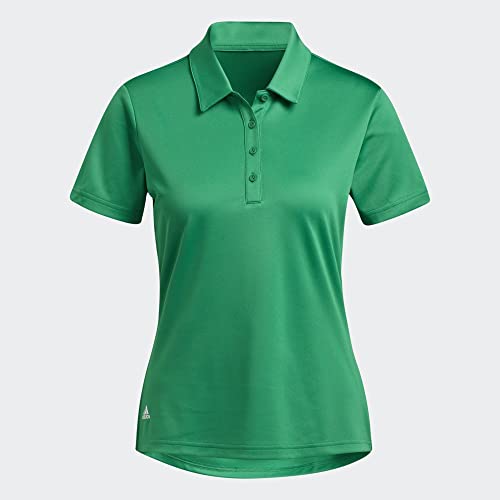 adidas Women's Performance Primegreen Polo Shirt, Green, X-Large
