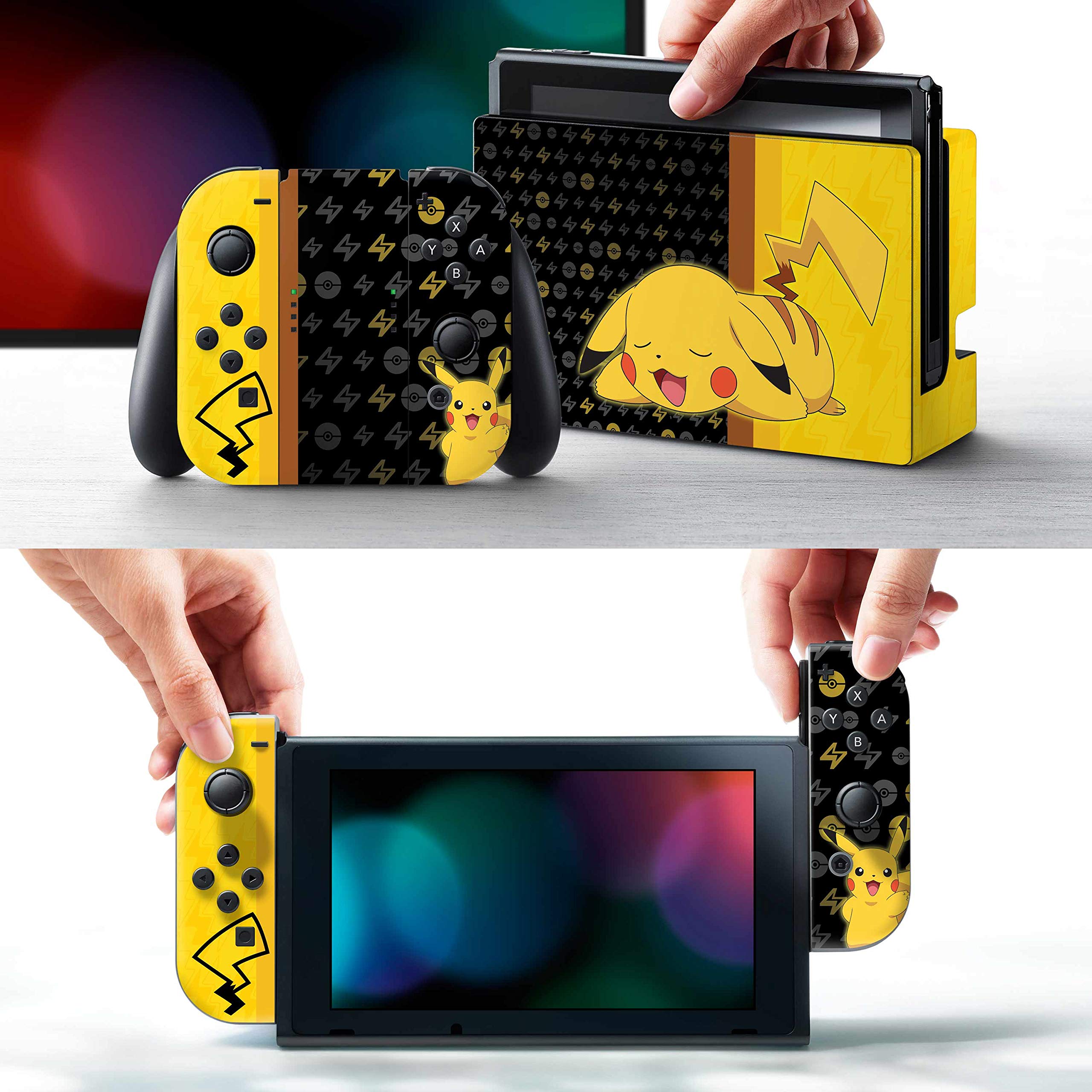 Controller Gear Skin & Screen Protector Set - Pokemon - Pikachu Set 1
