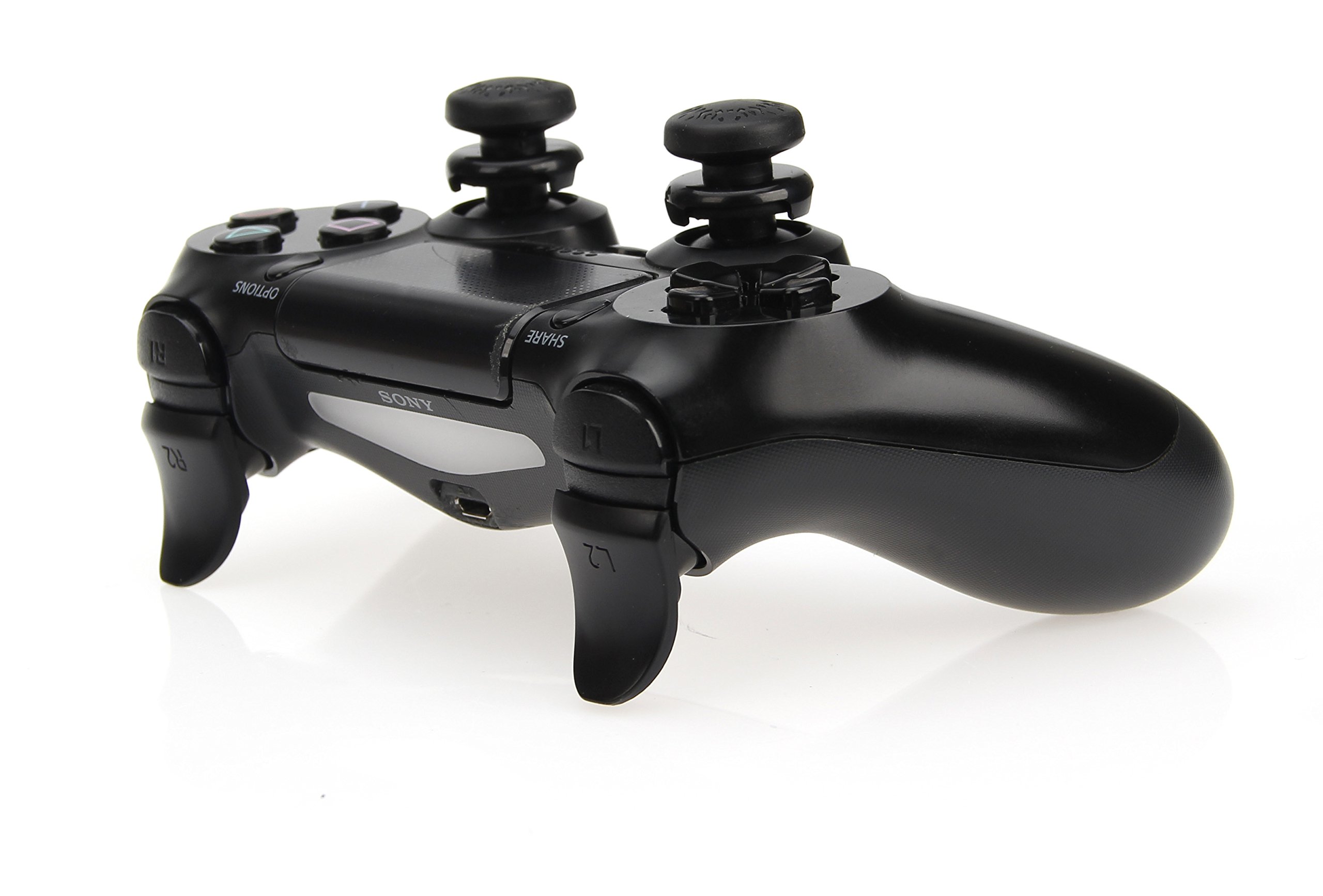 Amazon Basics PlayStation 4 Controller Thumb Grips and Precision Pack - Black