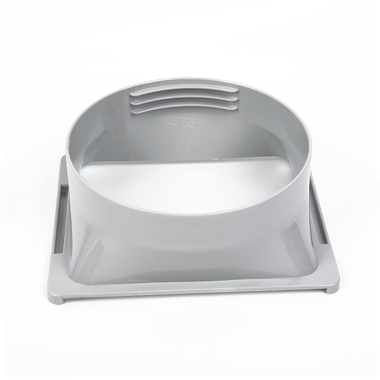 Portable Air Conditioner Exhaust Hose Coupler - 5.9 inch/6 inch AC Hose Coupler Extension, Portable Window Adapter A/C Unit Tube Connector Mobile air Conditioning Accessories (Square to Round)