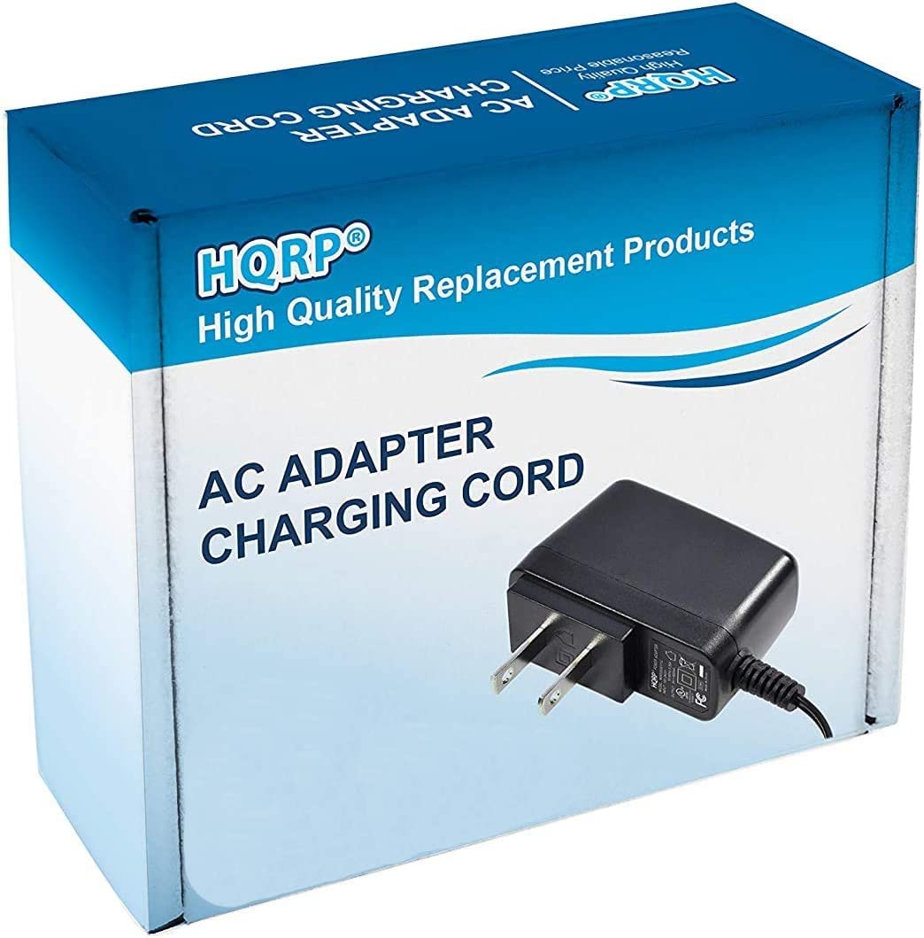 HQRP AC Adapter Compatible with Yaesu Vertex FT-250R FT-50R FT-60 FT-60R FT-60E FTA-230 FTA-310 FTA-720 Transceiver Power Supply Cord Adaptor Charger Two Way Radio + Euro Plug Adapter