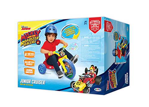 Fly Wheels Mickey & The Roadster Racers 10" Fly Wheels Junior Cruiser Ride-On, Ages 2-4