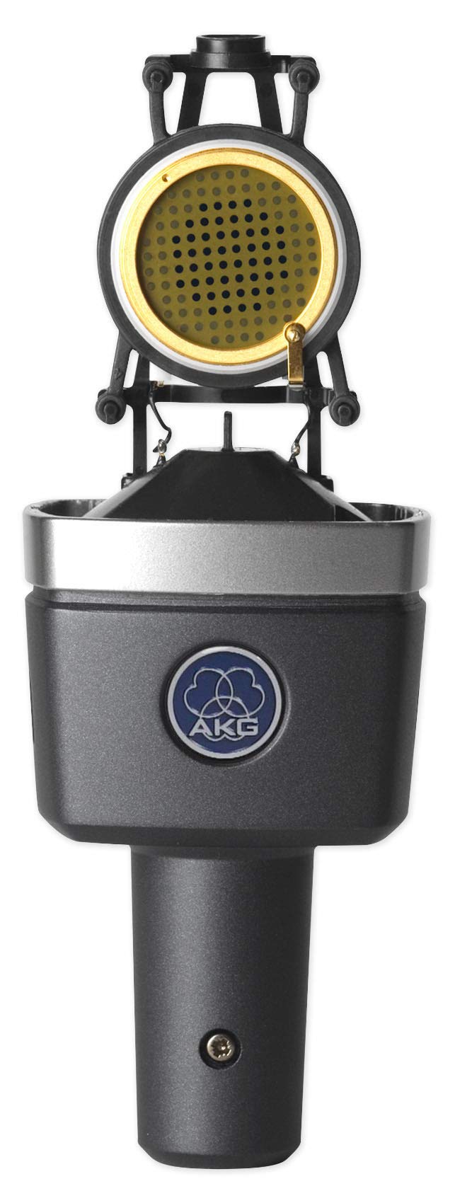 AKG C214 Professional Large-Diaphragm Studio Condenser Microphone Recording Mic Bundle with Pair Presonus Eris E3.5 3.5" Powered Studio Monitors Speakers w/Acoustic Tuning