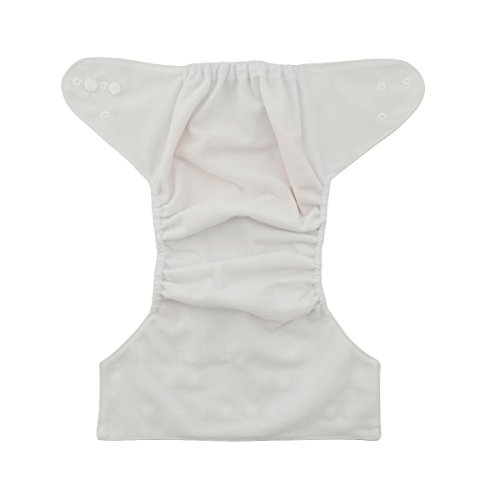 Sigzagor Baby Pocket Diaper Nappy Reusable Washable 8lbs to 36lbs (Whale Stars)