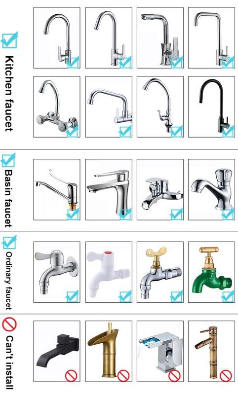 Ares Powerspray 360 Rotating Faucet Sprayer Booster Attachment