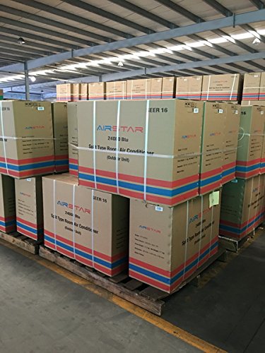 Air Star 24000 BTU Mini Split Inverter Ductless Air Conditioner, Heat Pump, Cooling, Heating, 230V, 15 Feet Installation Kits, (Pick Up Only)